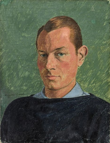 Augustin Rouart | Self-portrait with sailor collar (1933) | MutualArt