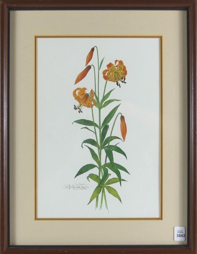 Glen Loates | Signed to the glass lower left (1945) | MutualArt