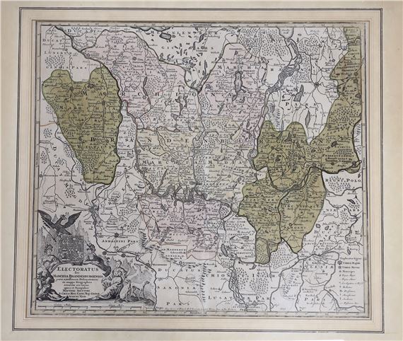 Georg Matthäus Seutter | Map of Brandenburg | MutualArt