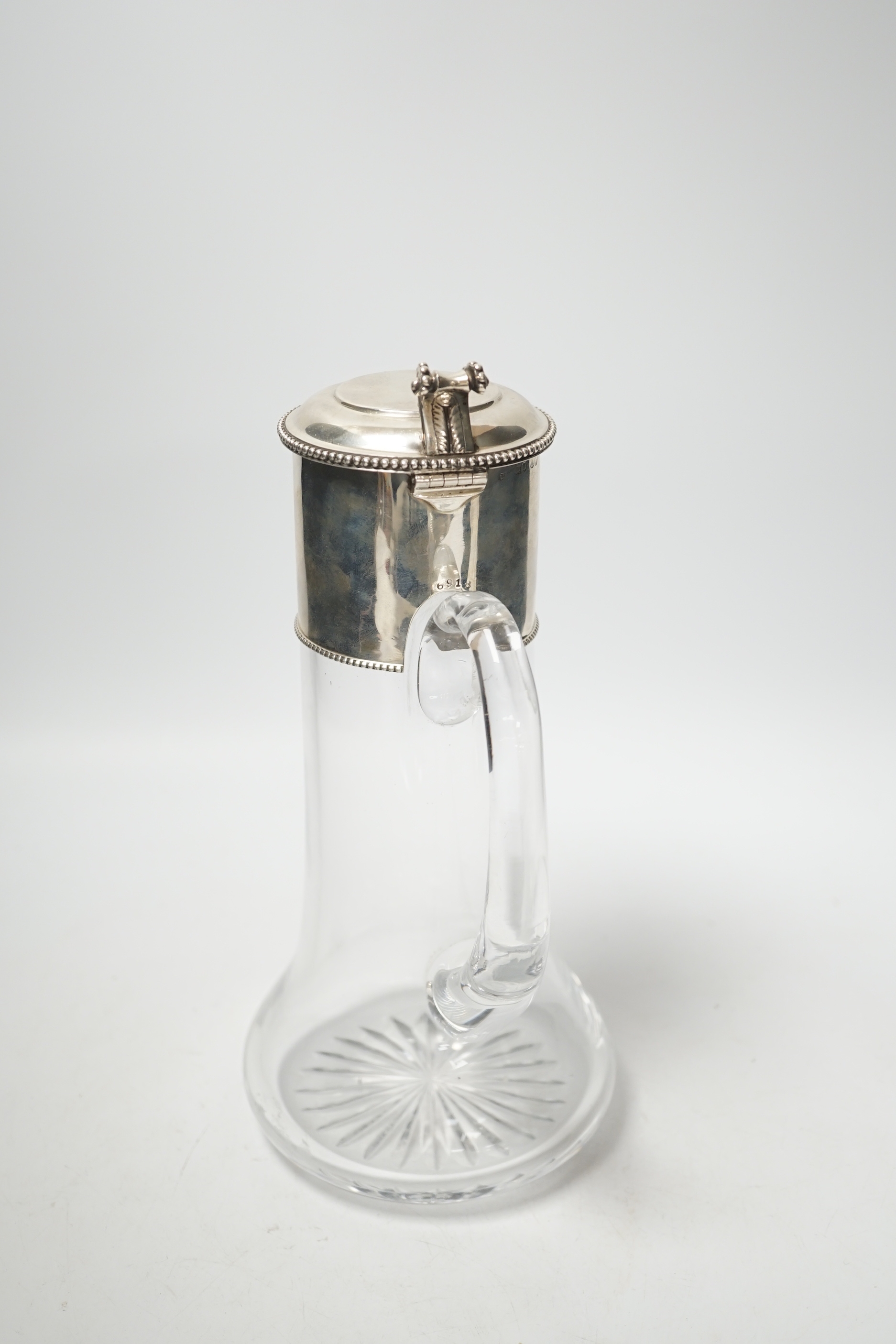John Wilmin Figg | A Victorian silver mounted glass claret jug | MutualArt