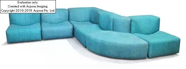 Tito Agnoli | ‘9000 Series’ six section modular sofa (Circa 1970 ...