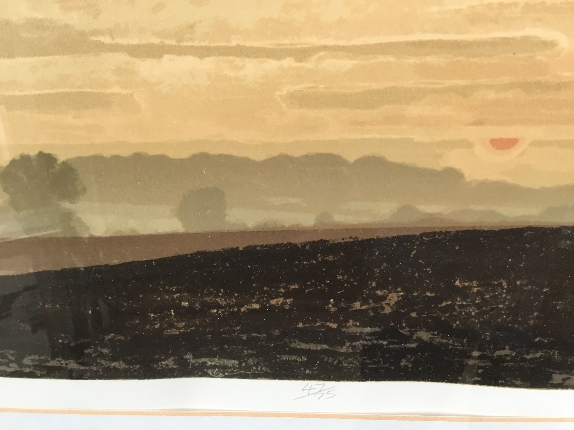 Michael Carlo | Michael Carlo signed lithograph ‘A Walk Home’, 30cm x ...