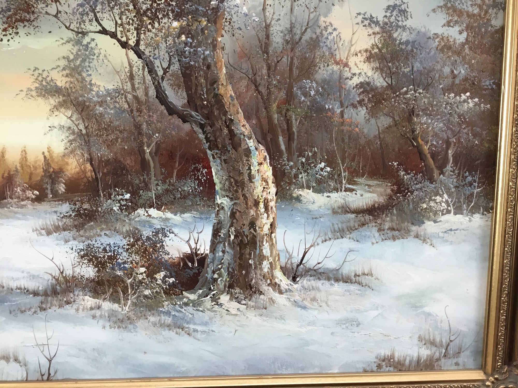 Irene Cafieri | winter woodland scene | MutualArt