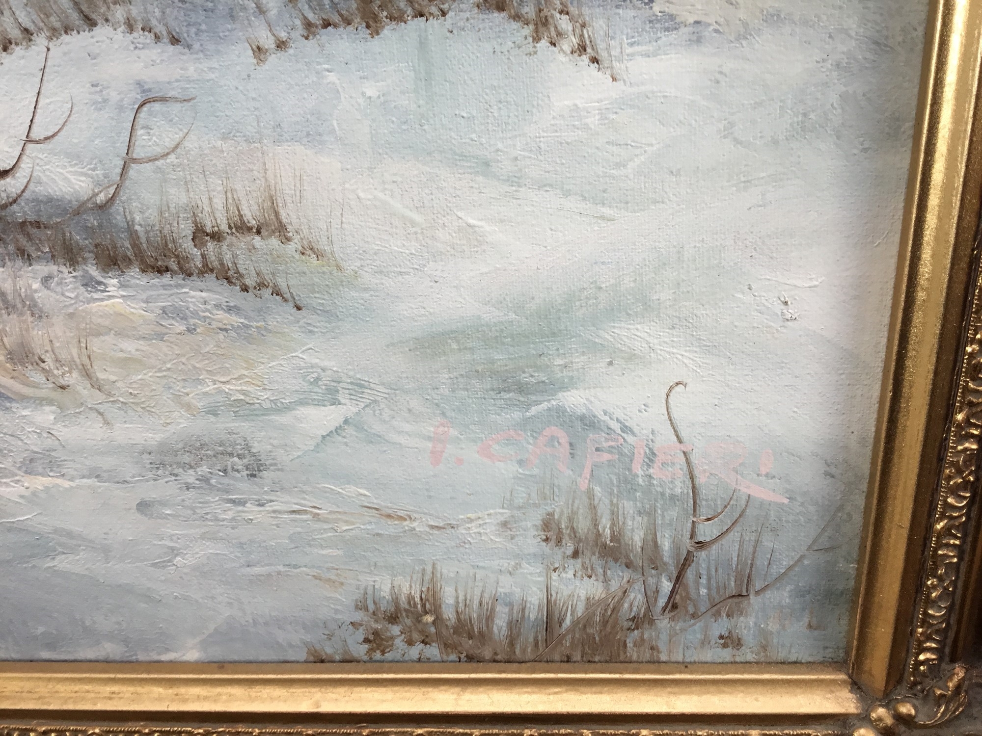 Irene Cafieri | winter woodland scene | MutualArt