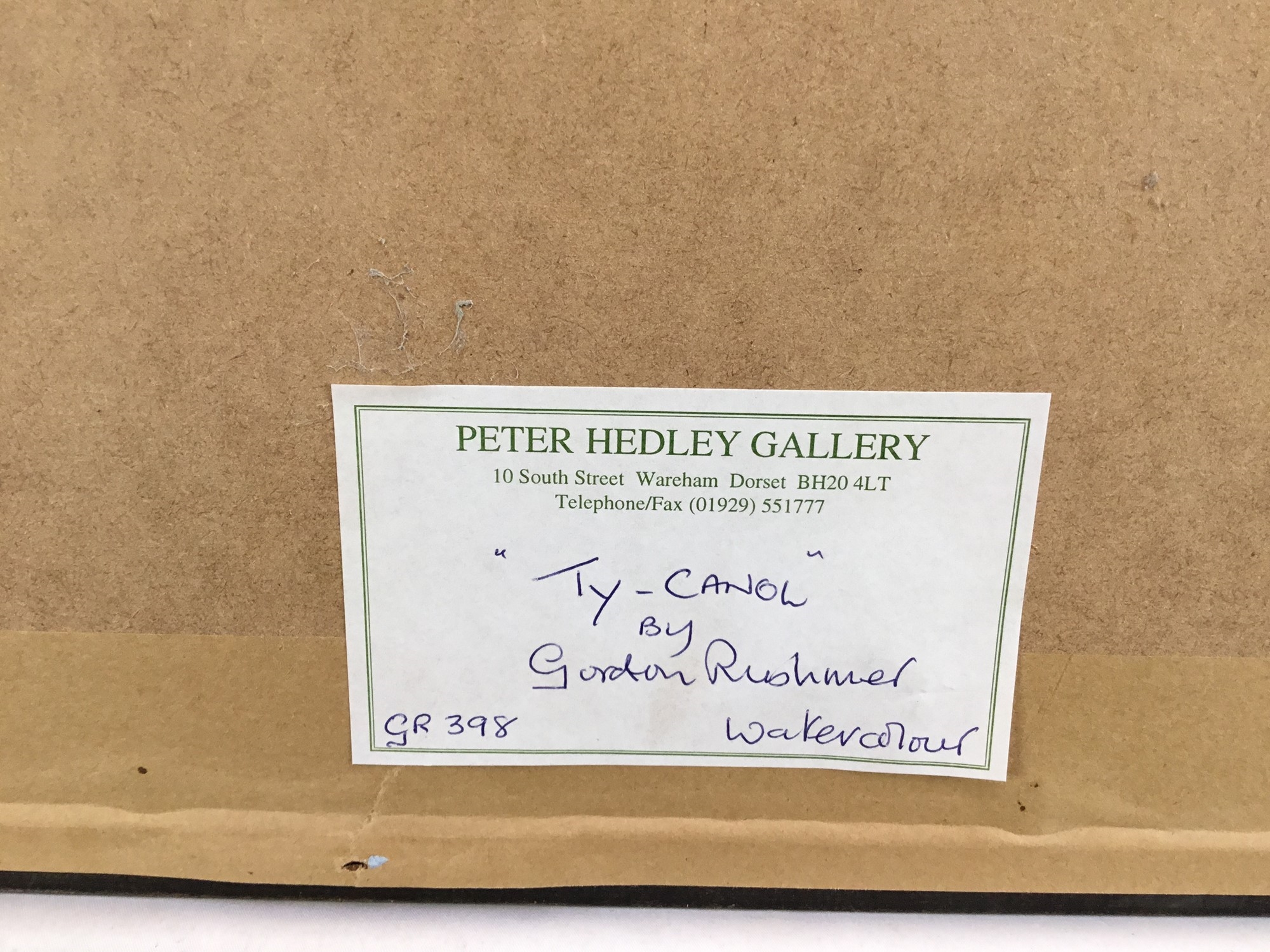 Gordon Rushmer | Ty-Canol | MutualArt