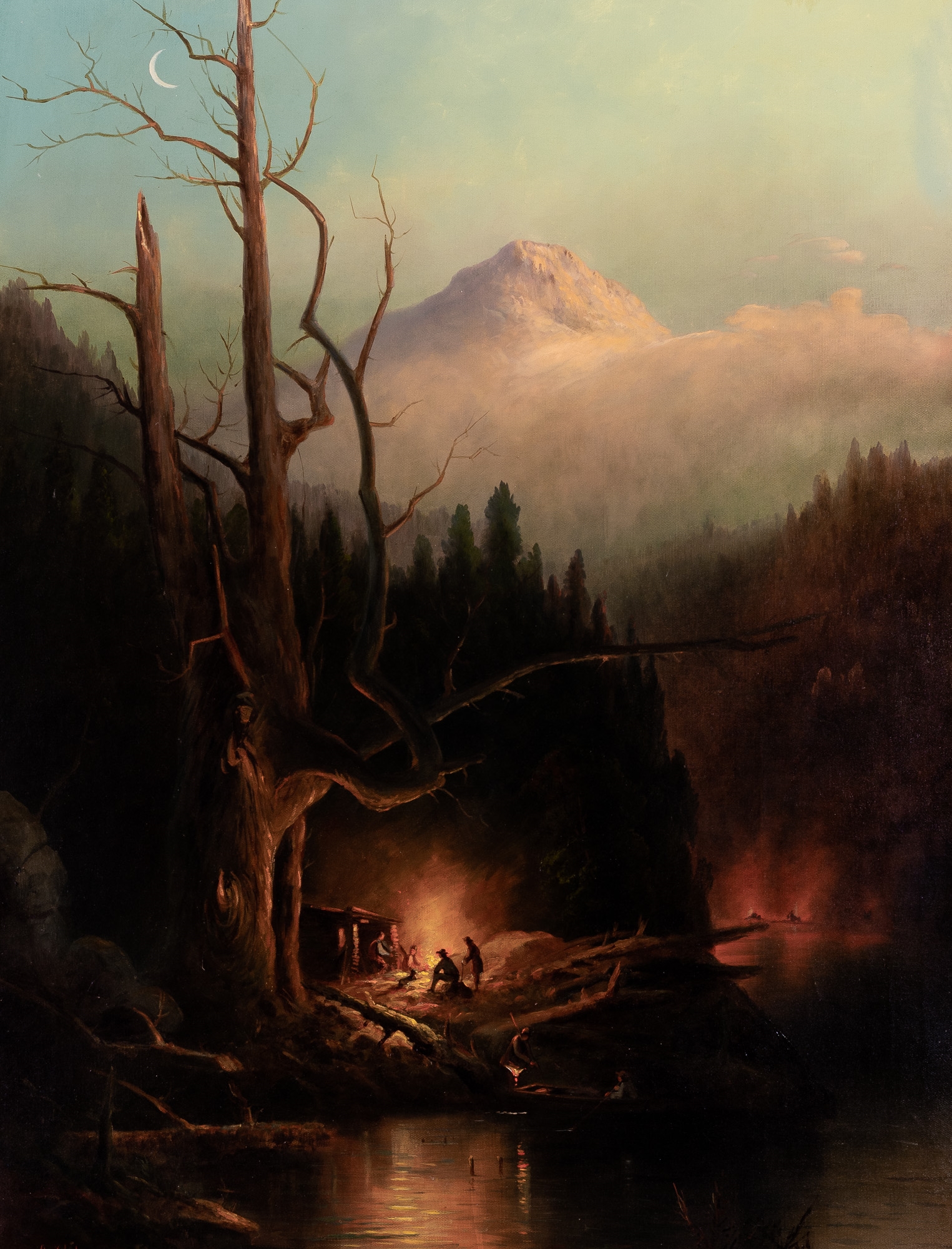 Andrew Melrose | Encampment at the Base of Mount Shasta | MutualArt