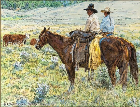 Buckeye Blake | When The Bloom Is On The Sage | MutualArt