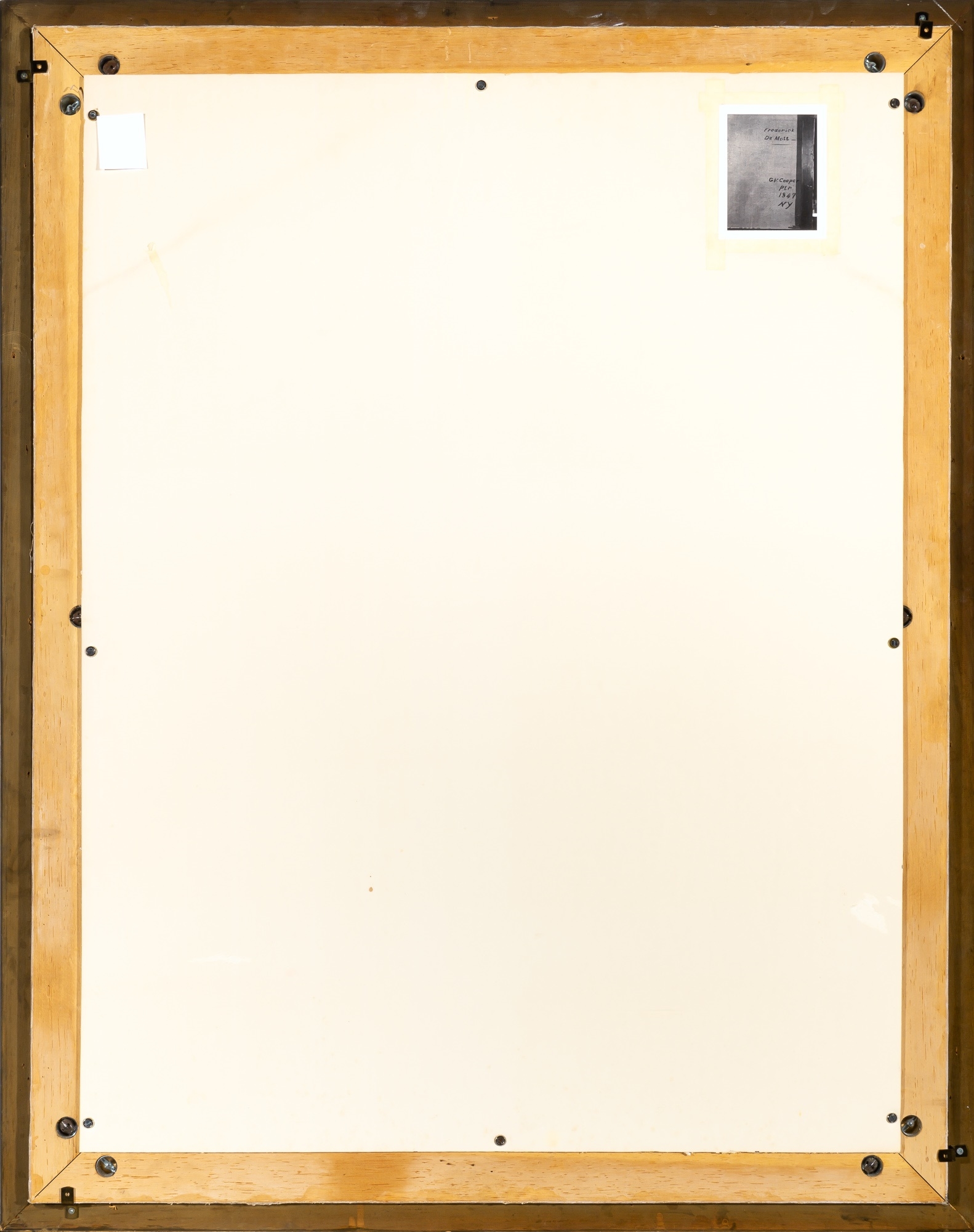 George Victor Cooper | Portrait of Frederick DeMott, Lt. Governor of ...