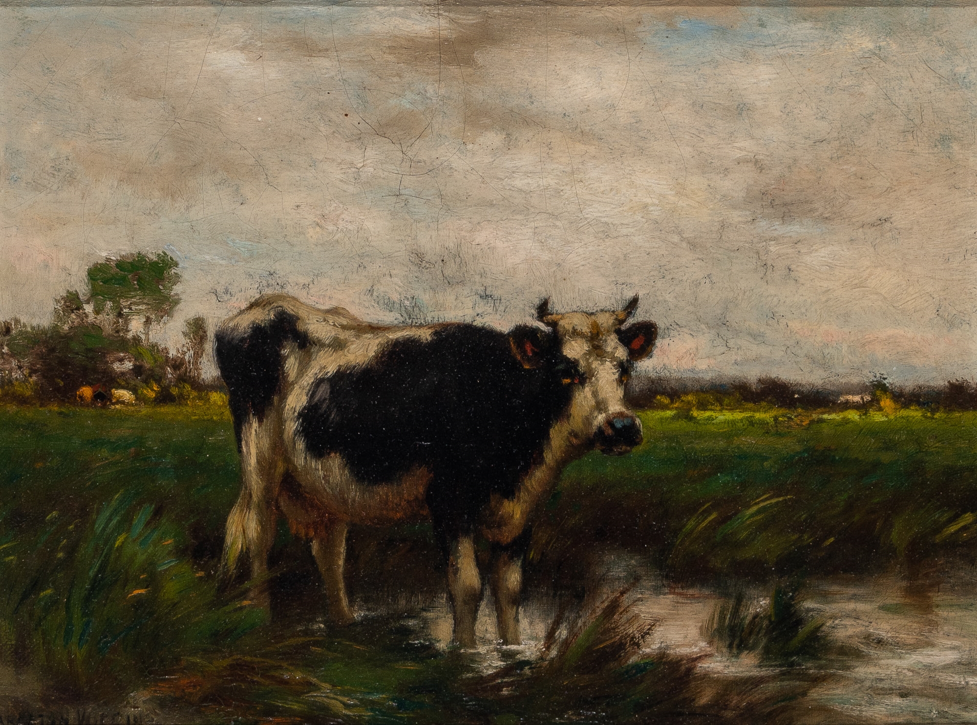 Carleton Wiggins | Cow in a Landscape (1887) | MutualArt