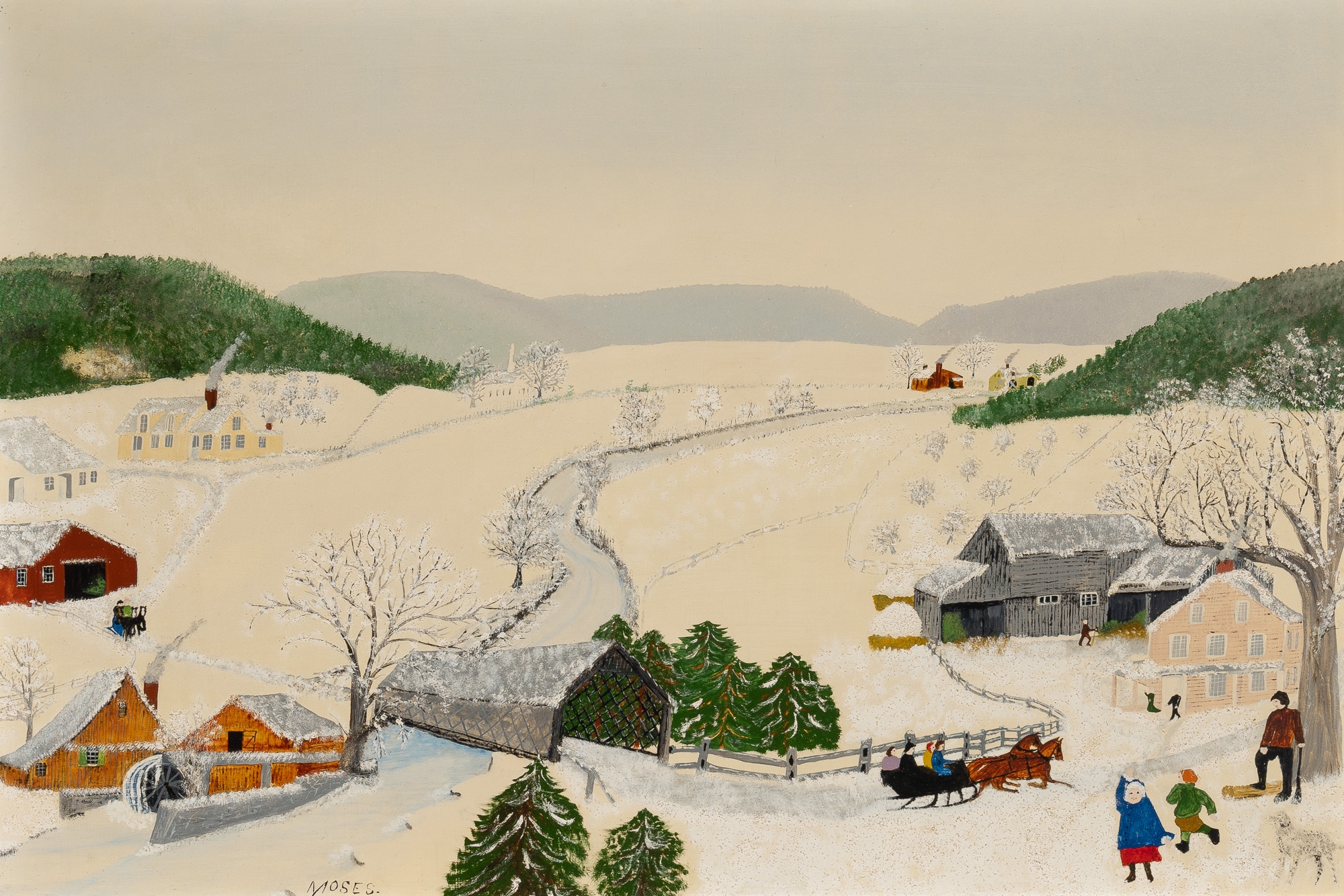 Grandma Moses | THANKSGIVING TURKEY | MutualArt