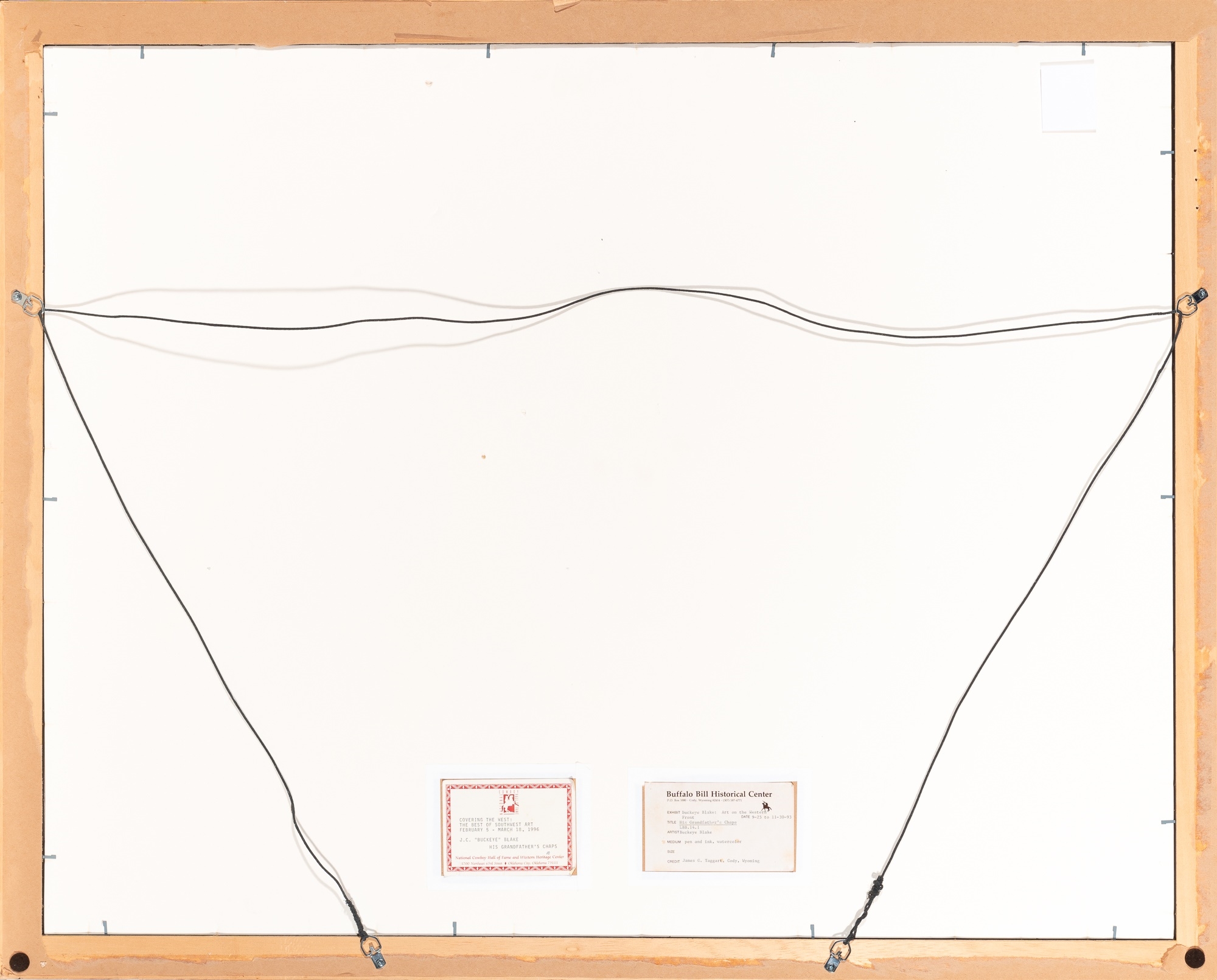 Buckeye Blake | His Father's Chaps | MutualArt