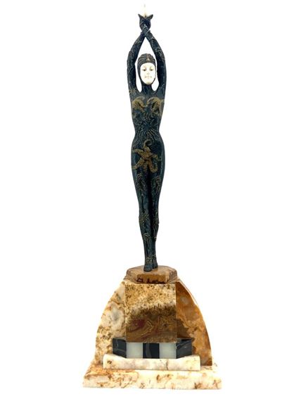 Demétre H. Chiparus | Dimitri Chiparus Etling Chryselephantine ...