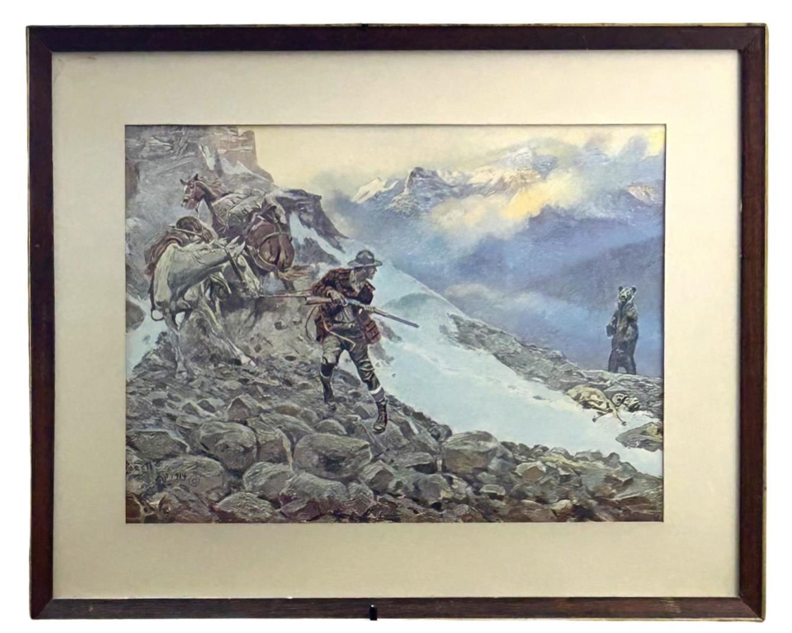 Charles Marion Russell | Bear Attack | MutualArt