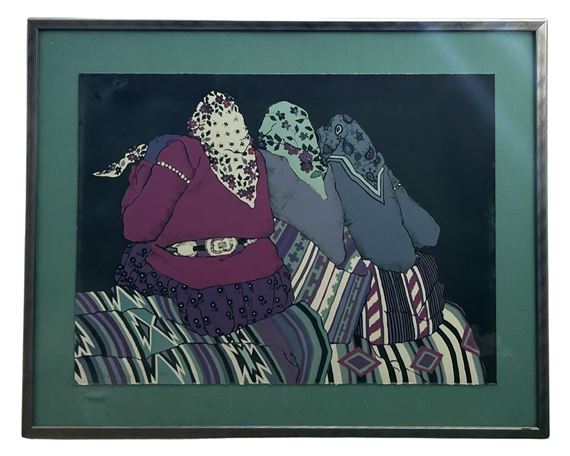 Katalin Ehling | Signed Katalin Ehling Native American Portrait ...