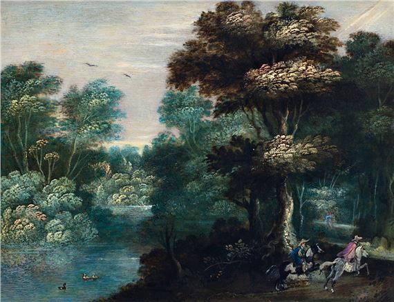 Pieter Gysels | Krajina s jezdcem | MutualArt