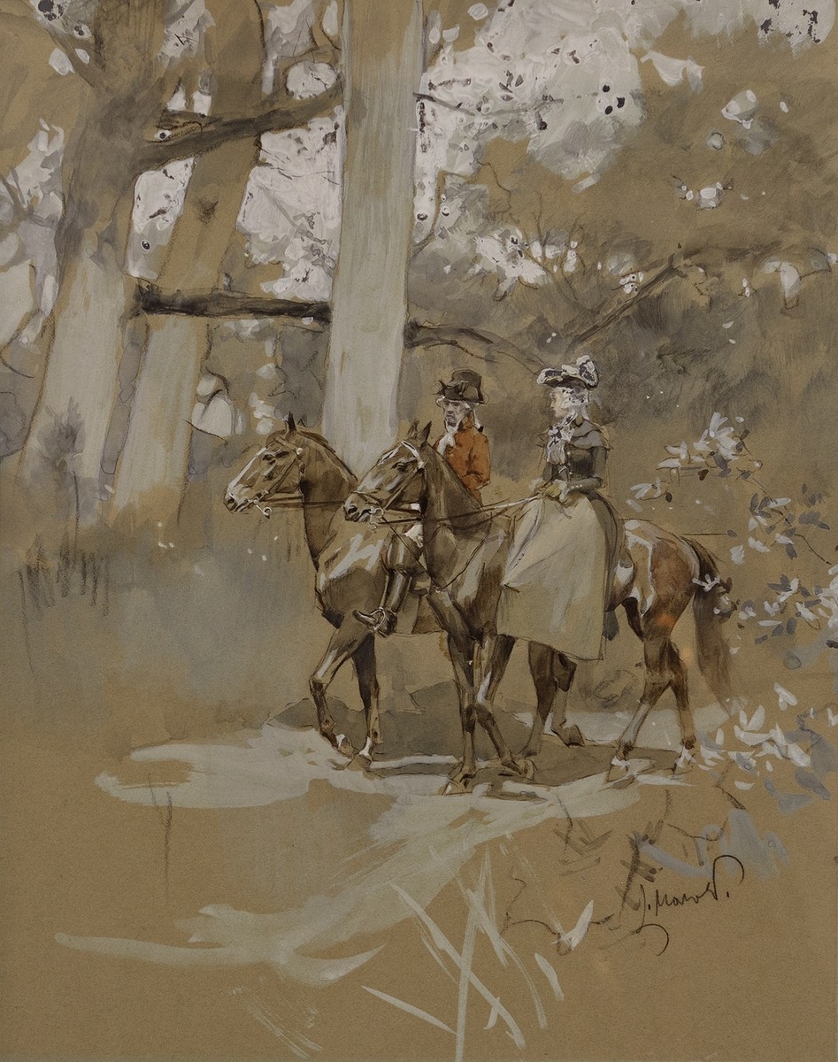 Ludek Marold | After the Mass (1891) | MutualArt