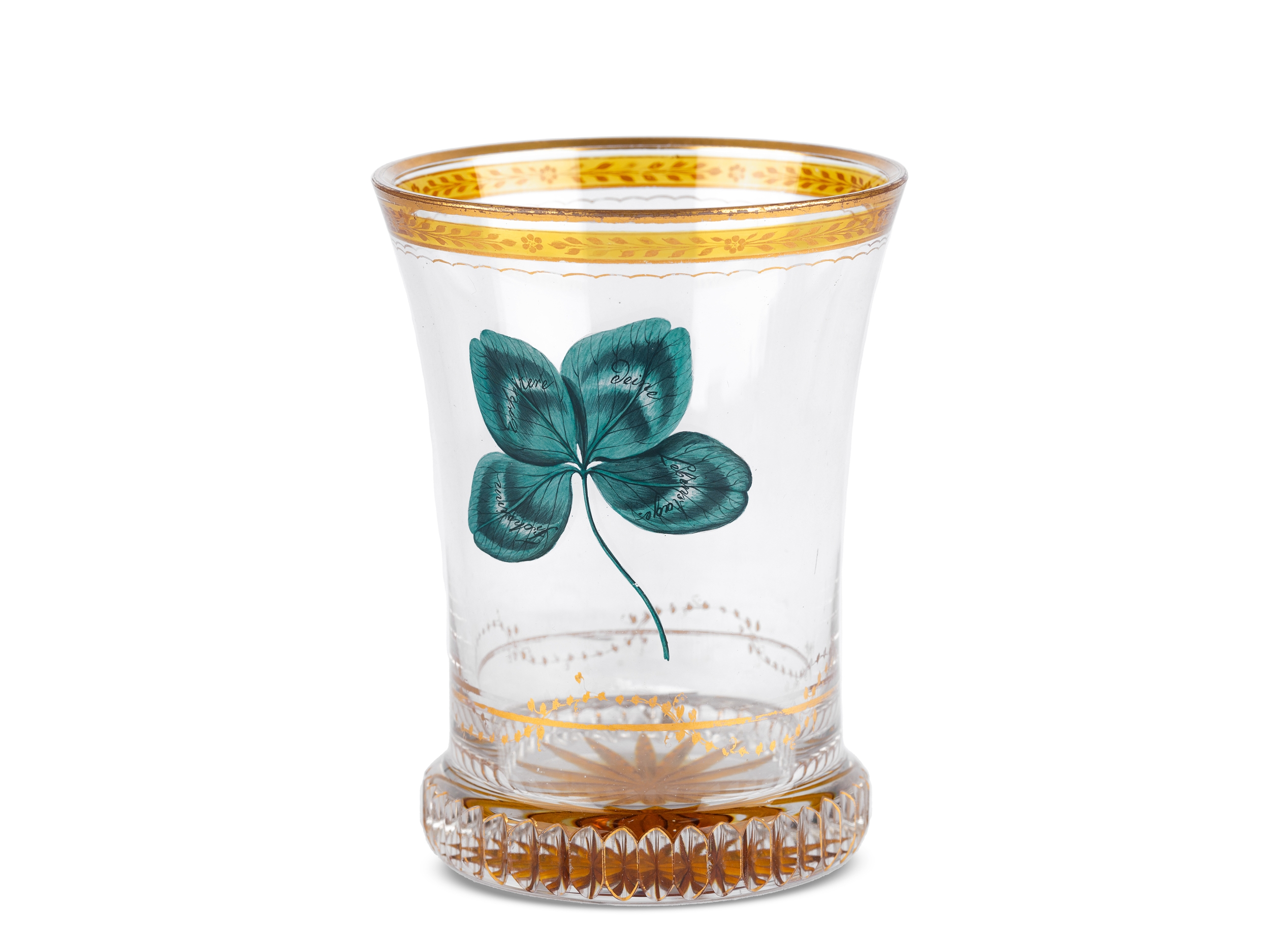 Anton Kothgasser | Ranft Cup with Cloverleaf Motif | MutualArt
