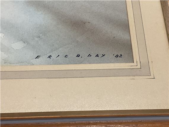 Eric Day | ERIC H DAY; five pen and watercolour paintings of Royal Air ...