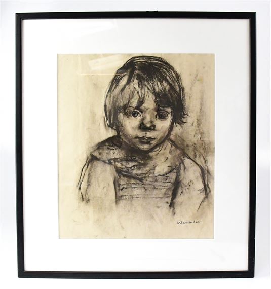 Albert Herbert | portrait of a young child | MutualArt