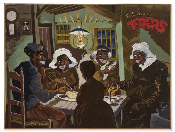 Robert Colescott | Eat dem Taters (1975) | MutualArt