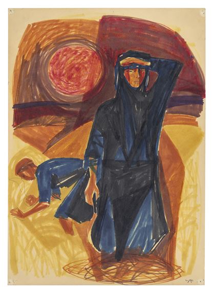 Mahmoud Sabri | Farmer family (1960s) | MutualArt