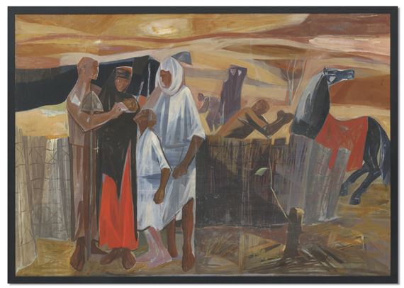 Mahmoud Sabri | Rural family (1960) | MutualArt