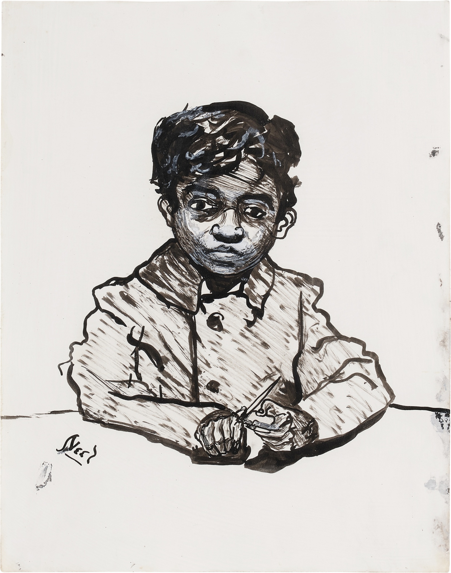 Alice Neel | Dr. Finger’s Waiting Room (1966) | MutualArt