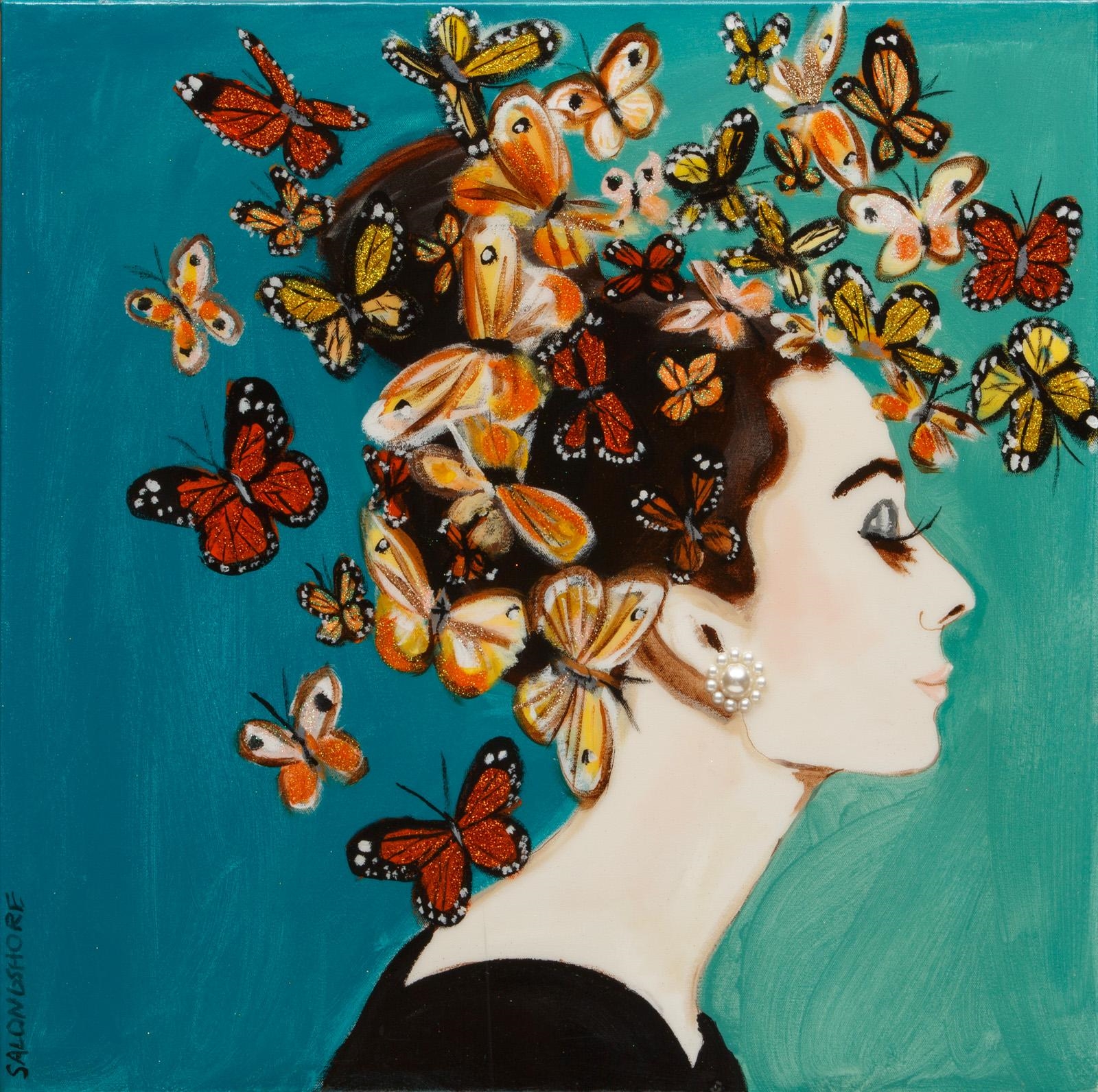 Ashley Longshore | Swarming Butterflies (2014) | MutualArt