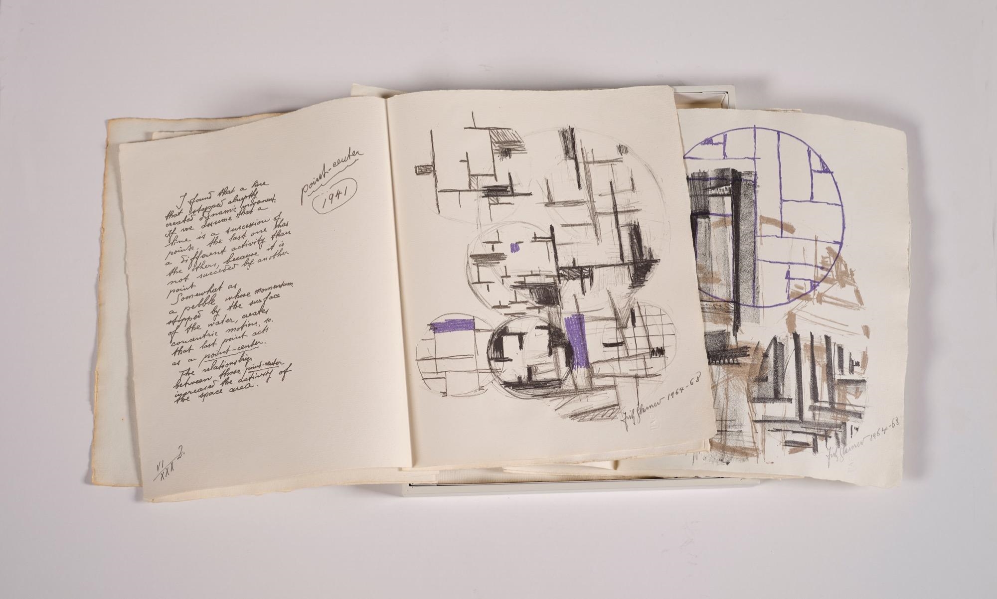 Fritz Glarner | COLORED DRAWING (1963) | MutualArt