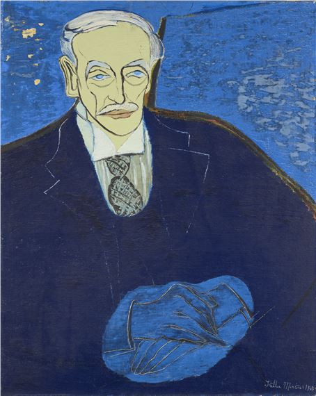 Stella Mertens | PORTRAIT DU BARON EDOUARD DE ROTHSCHILD EN BLEU (1948 ...