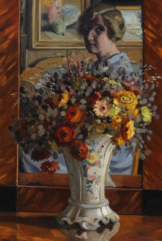 Ebba Holm | The artist's self-portrait (1923) | MutualArt
