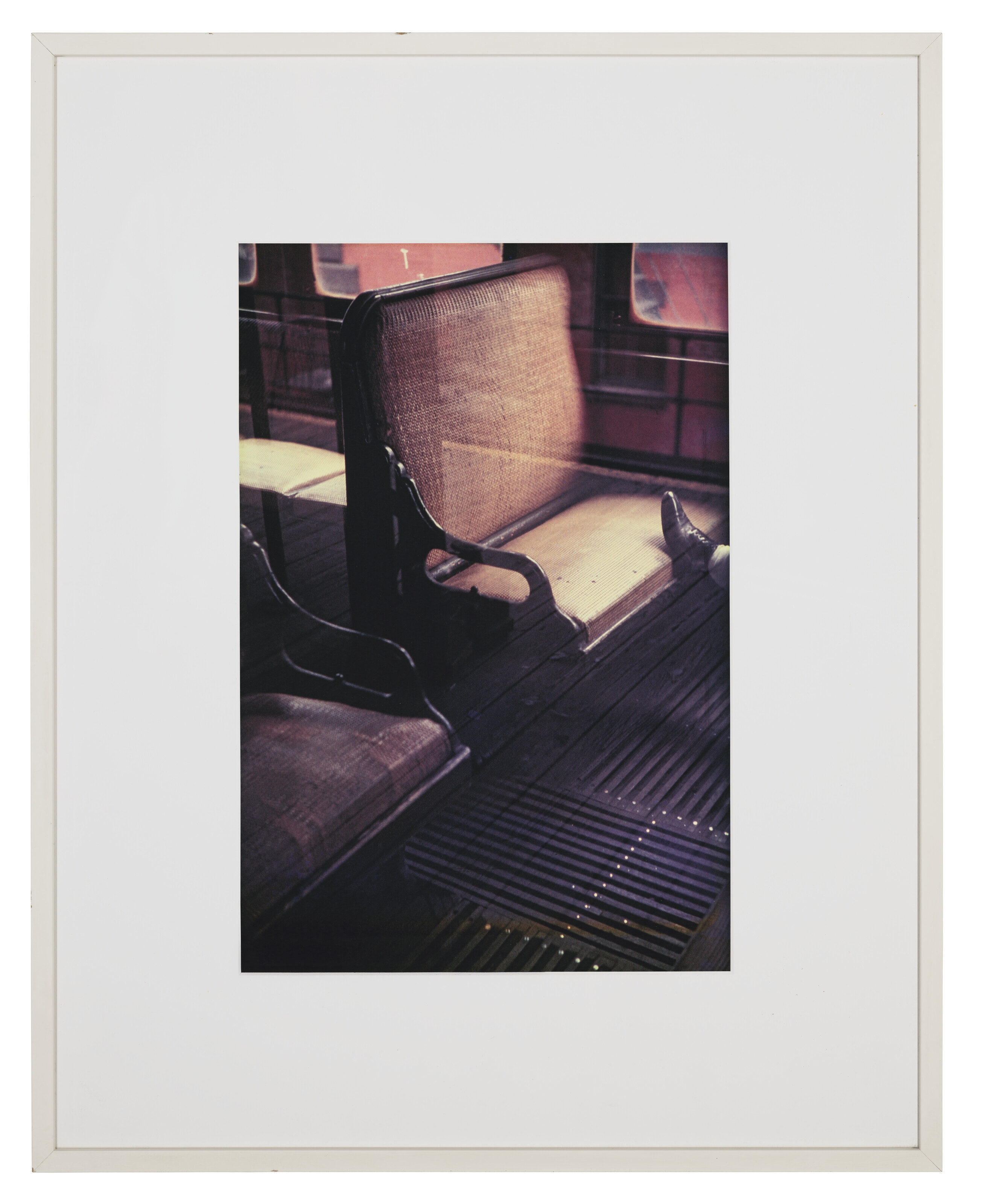 Saul Leiter | Foot on El, 1954 (1954) | MutualArt