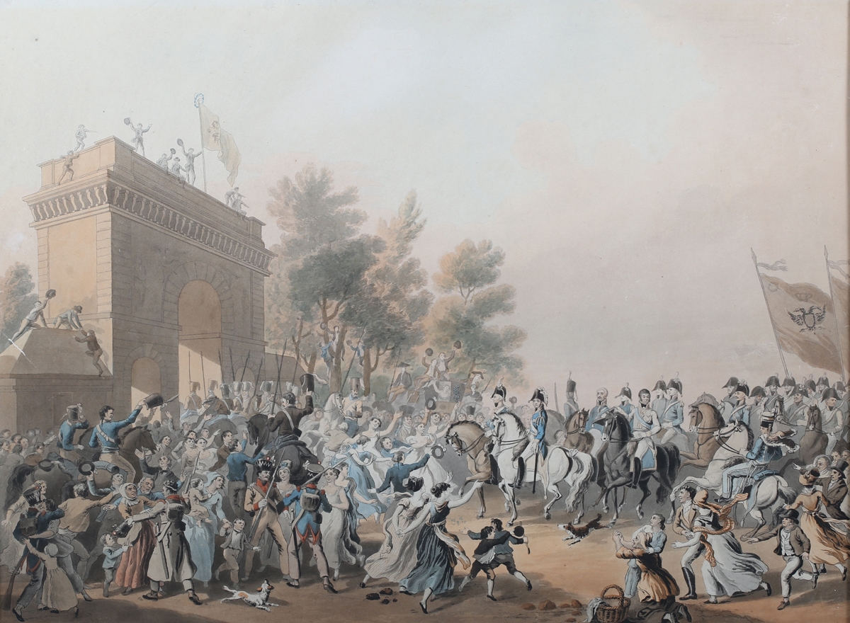 Richard Reeve | The Triumphal Entry of the Allied Monarchs into Paris ...
