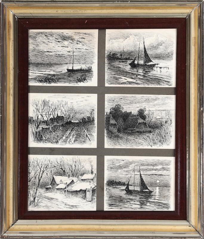 Bertha Wegmann | Three landscapes and three coastal views | MutualArt