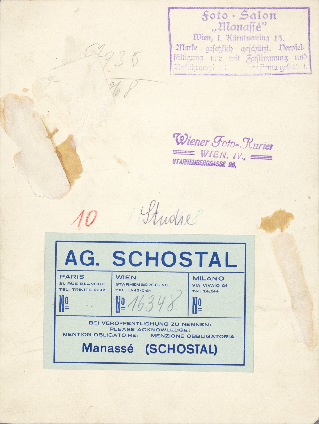 Atelier Manasse | ATELIER MANASSÉ (1922–1938) 'Studie' (Posing with an ...