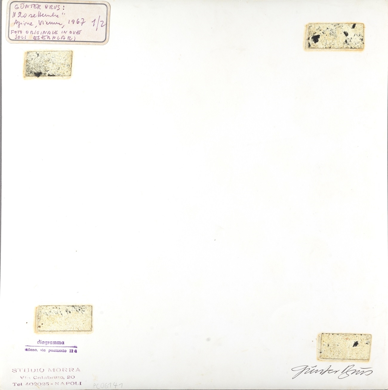 Günter Brus | GÜNTER BRUS (*1938) 'Strangulation', Vienna 1968 | MutualArt