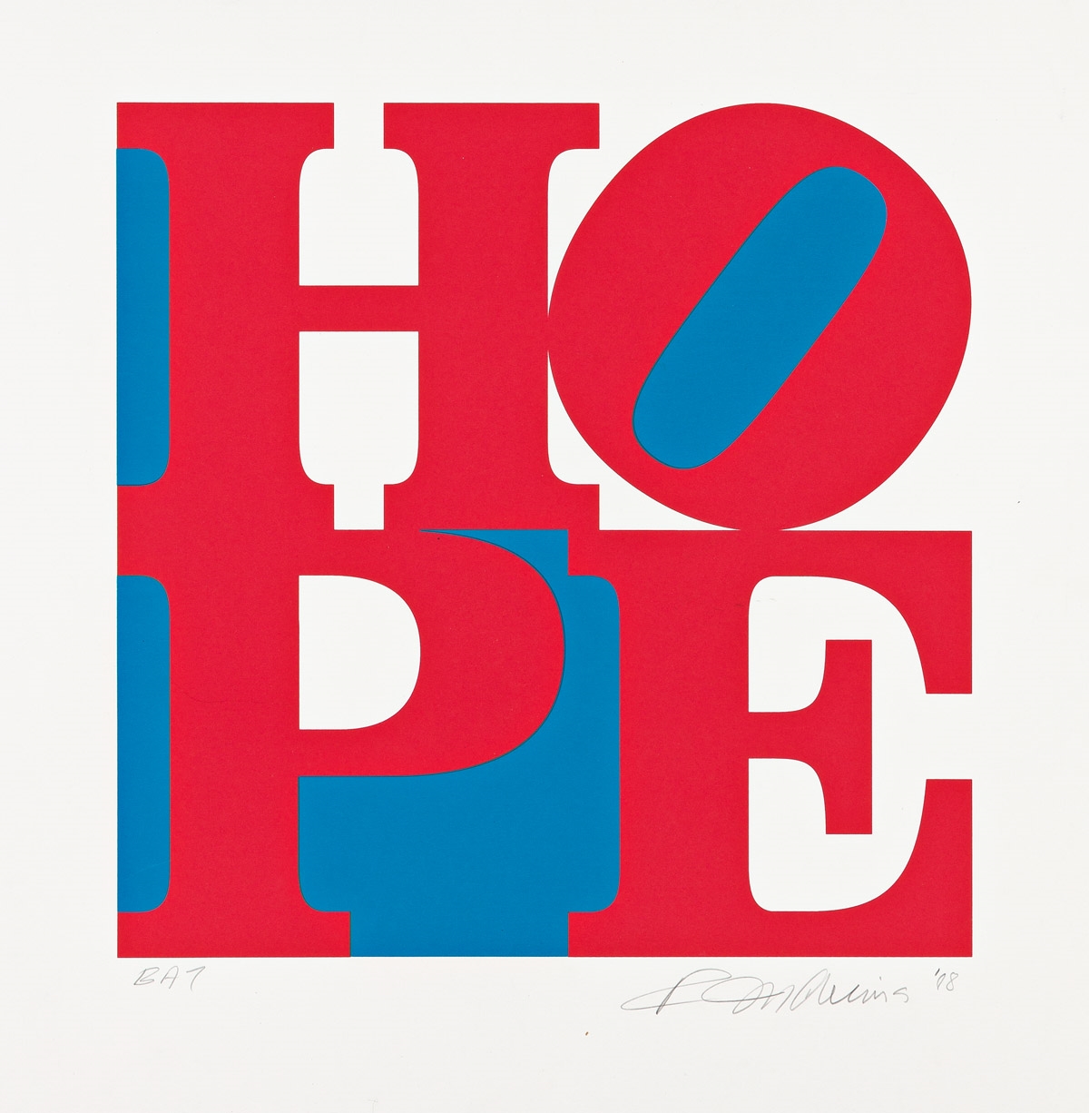 Robert Indiana | HOPE. (2008) | MutualArt