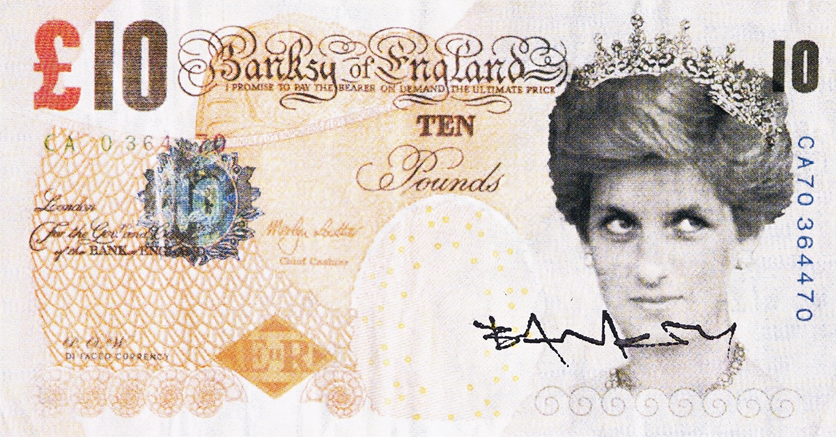 Banksy | 10 Pound Bank Note. (2004) | MutualArt
