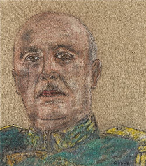 Leon Golub | Franco #2 (1954) (1976) | MutualArt