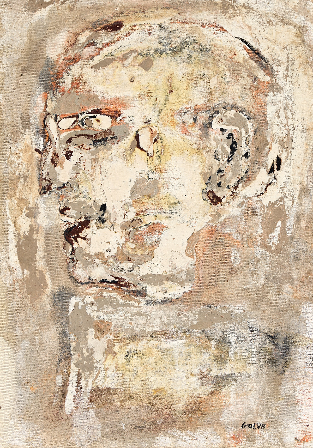 Leon Golub | HEAD NUMBER XVIII | MutualArt