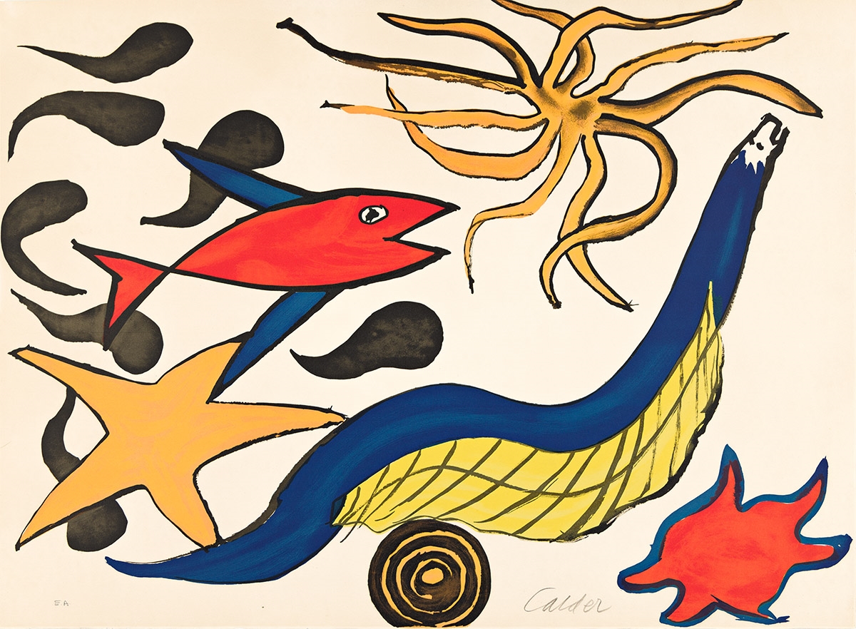 Alexander Calder | Our Unfinished Revolution (Sea Creatures). (1975 ...