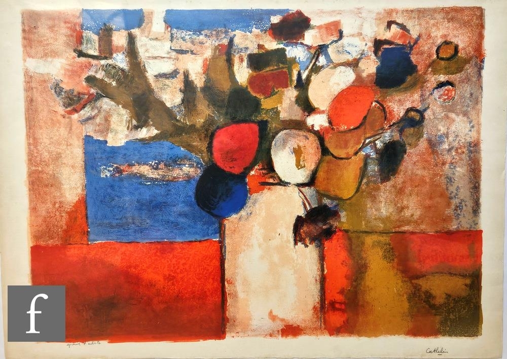 Bernard Cathelin | Still Life with Flowers (1969) | MutualArt