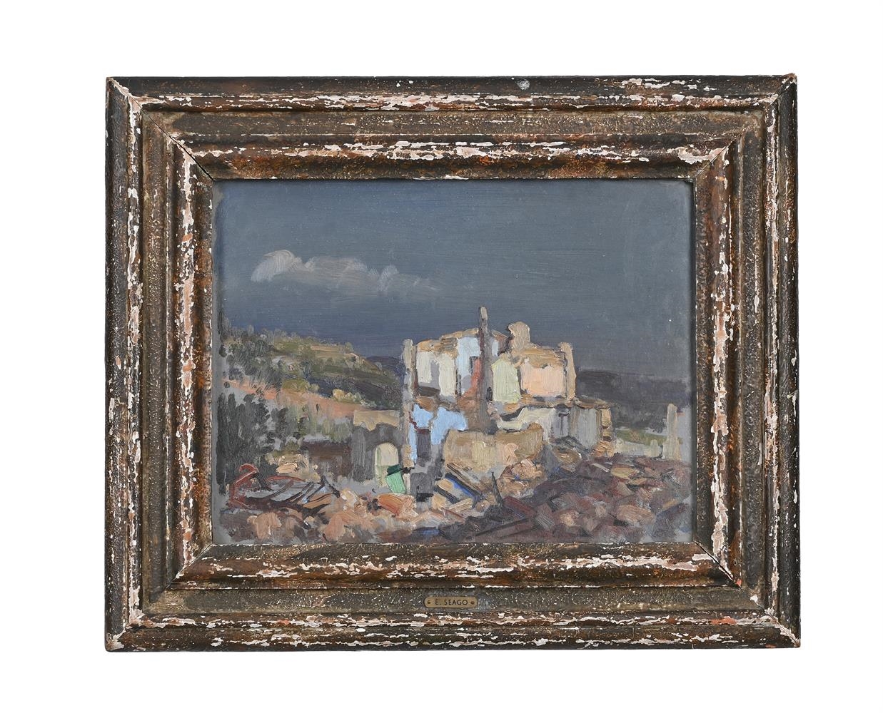 Edward Brian Seago | RUINED HOUSES IN POGGIBONSI | MutualArt