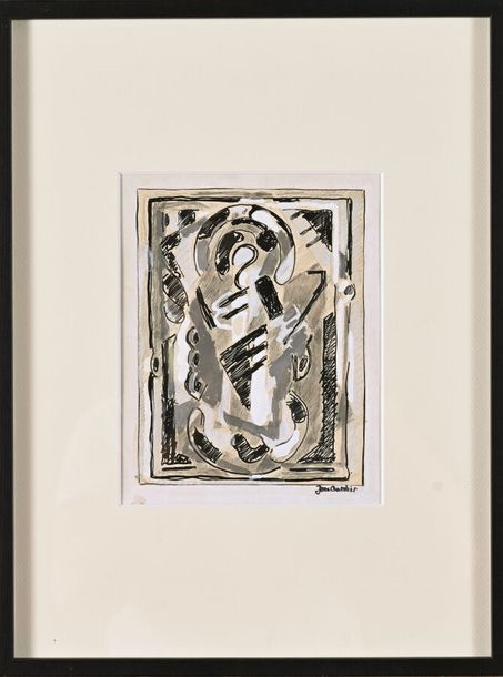 Jean Chevalier | Abstract composition (1945) | MutualArt