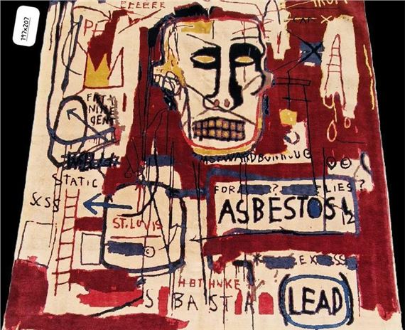 Jean-Michel Basquiat | Jean-Michel BASQUIAT (1960-1988) Rare handmade ...