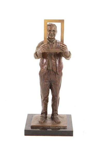 Jim Rennert | Jim Rennert (b. 1958) Artist Self Portrait Bronze (Circa ...