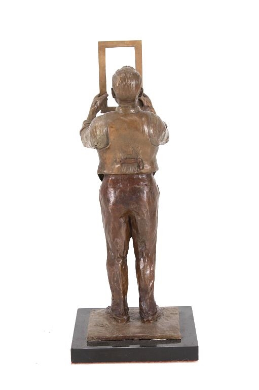 Jim Rennert | Jim Rennert (b. 1958) Artist Self Portrait Bronze (Circa ...
