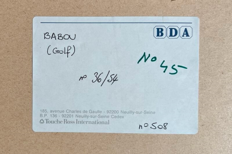 Christian Babou | Golf (1986 - 1987) | MutualArt