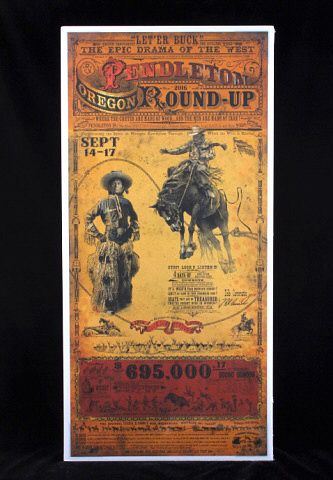 Bob Coronato | Pendleton Round-Up Poster by Bob Coronato (19th Century) | MutualArt