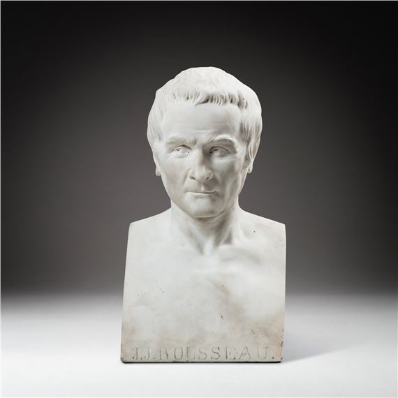 French School, 18th Century | Jean-Jacques Rousseau (1712-1778) in the ...